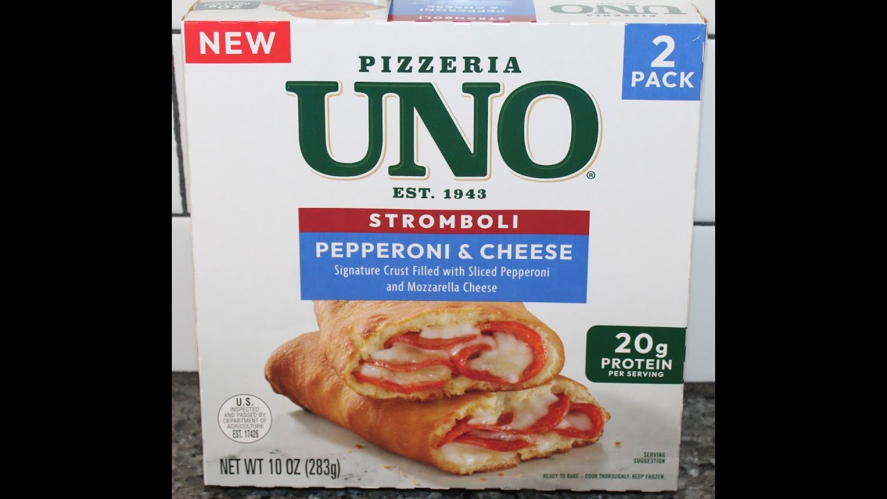 Pizzeria UNO Stromboli Pepperoni & Cheese Review - YouTube