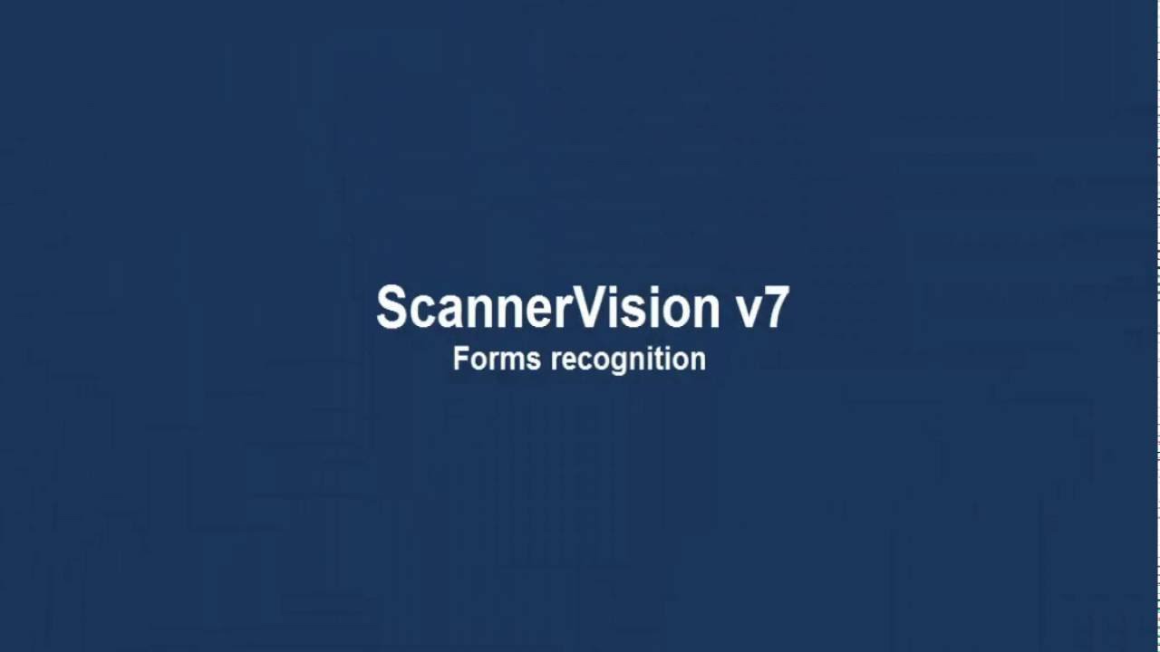 ScannerVision V7 Forms tutorial - YouTube