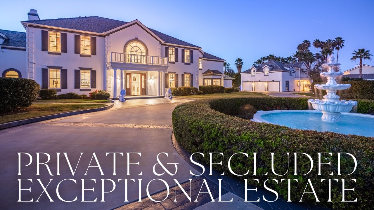 Inside a Private & Secluded Exceptional Estate in Rancho Santa Fe - YouTube