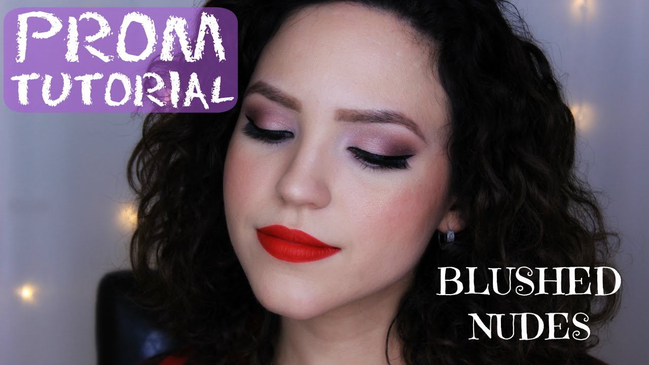 PROM TUTORIAL| THE BLUSHED NUDES - YouTube