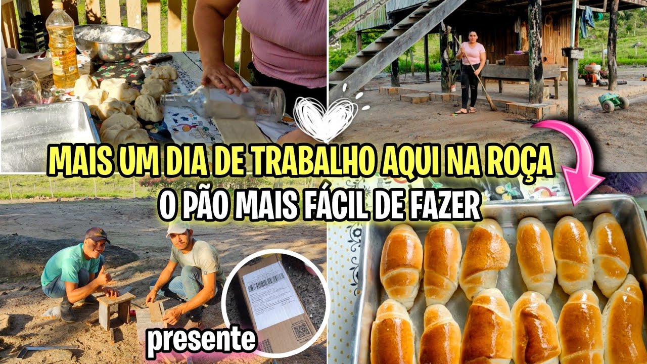 GANHEI DE PRESENTE 🎁😍/realizei um sonho//receita de pão caseiro 🤤 eles ...