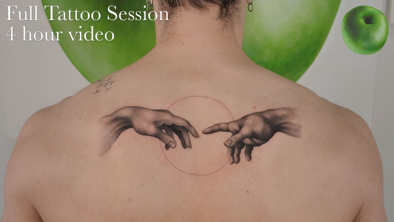 The Creation of Man, Full Tattoo Session - YouTube