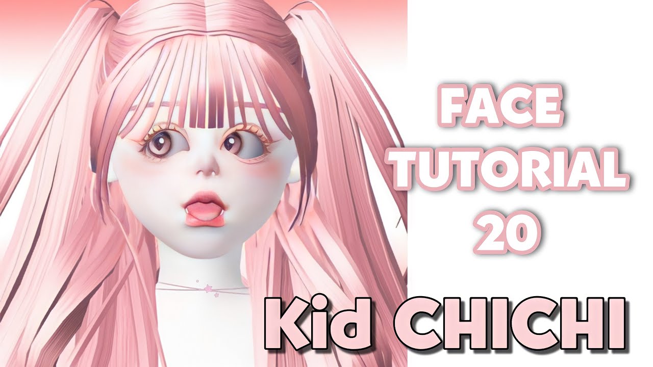 FACE TUTORIAL 20 - ChiChi Face - Hướng dẫn chỉnh mặt baby doll cô bé ...