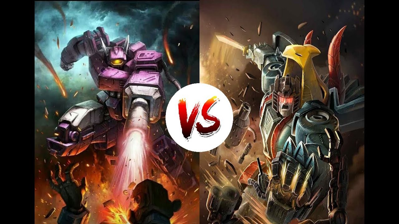 Transformers TCG: Double Shockwave Vs 4 Wide Dinobots - YouTube