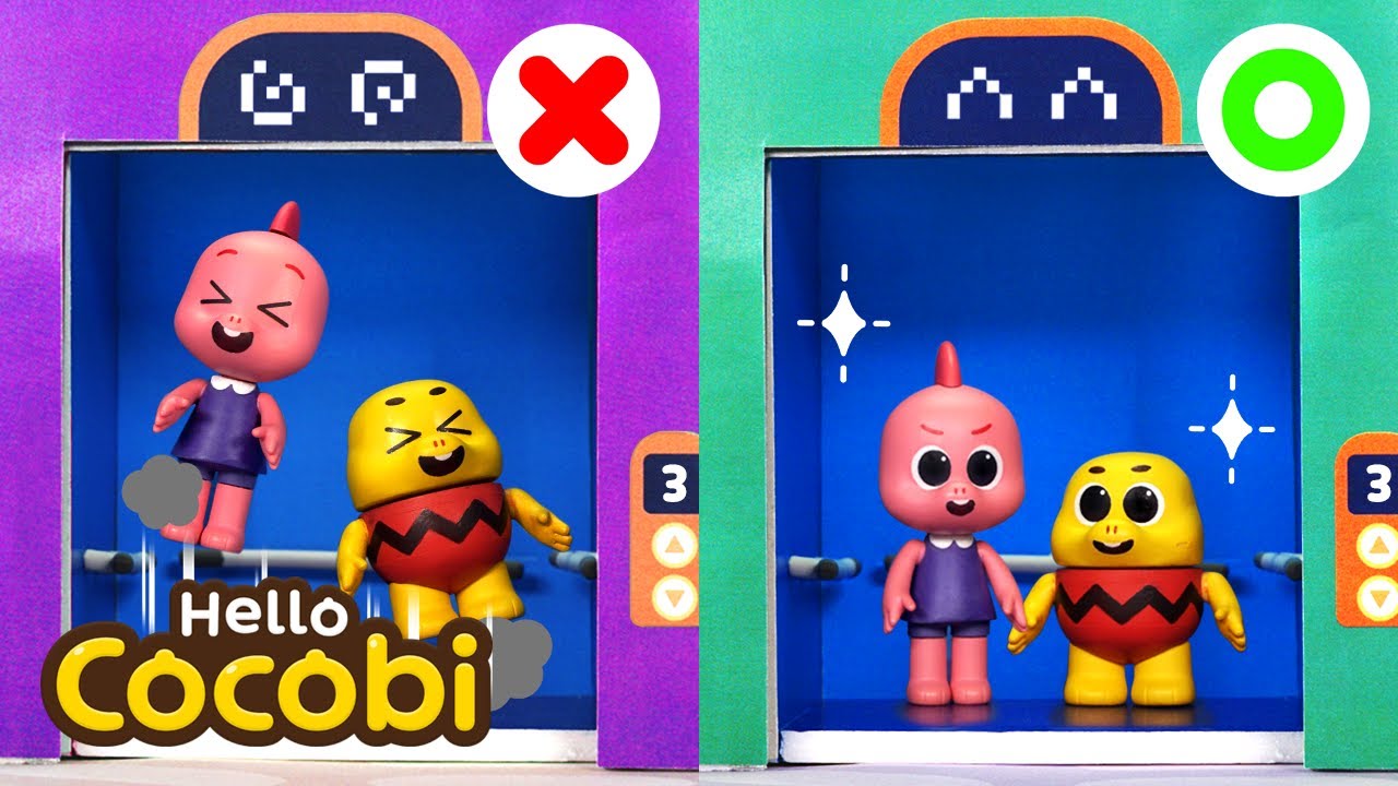 Elevator & Escalator Safety Song😱No No! It's Dangerous | Kids Songs ...