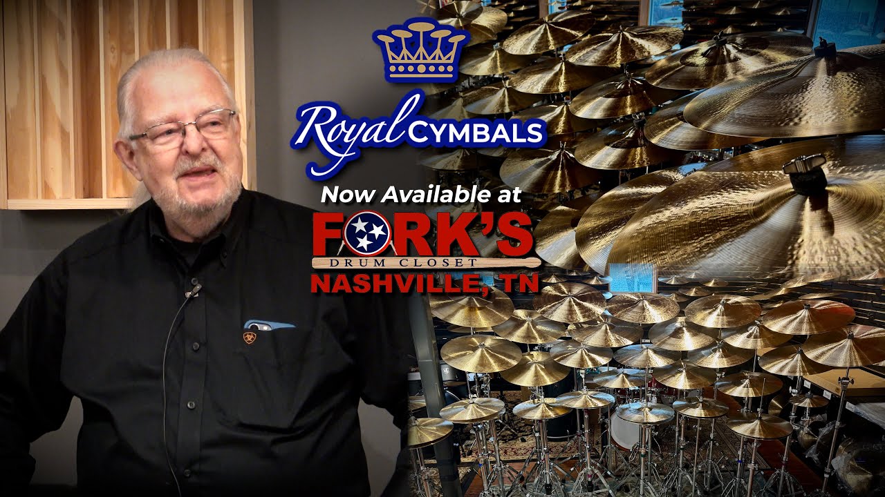 Royal Cymbals - Now Available at Fork's Drum Closet in Nashville! - YouTube