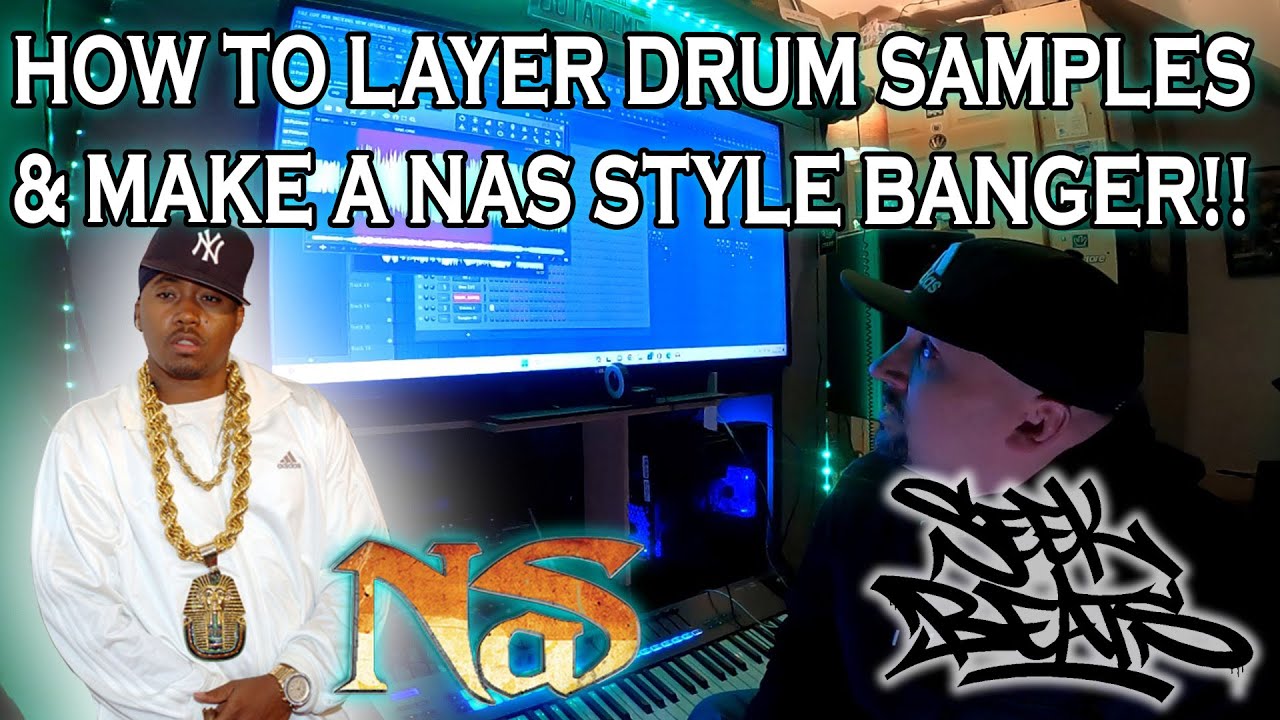 Seek Beats - (S2 EP2) - 'How to Layer Drum Samples & make a NAS style Banger' - YouTube