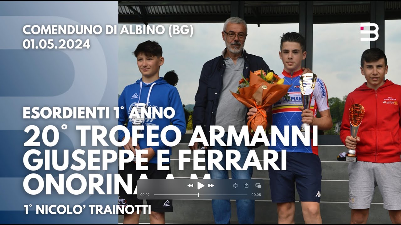 L'esordiente 1° anno Nicolò Trainotti (Forti e Veloci) vince a ...