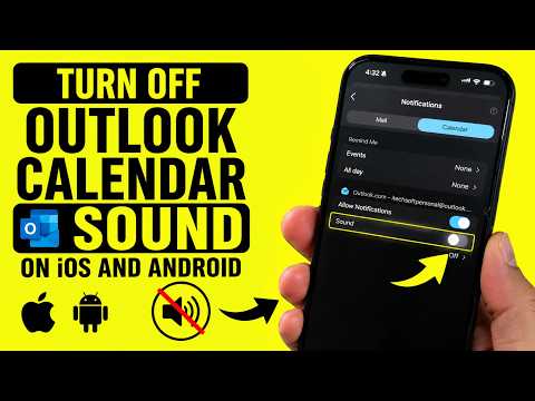 How to Turn off Outlook Calendar Notifications Sound on iOS and Android (2026)