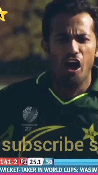 Wahab Riaz bowling five wickets haul against India Cricket Short 78 - YouTube