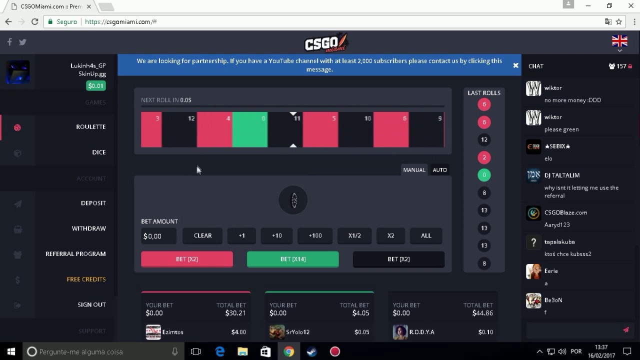 Skins de Graça CSGO - site de aposta Counter Strike - YouTube