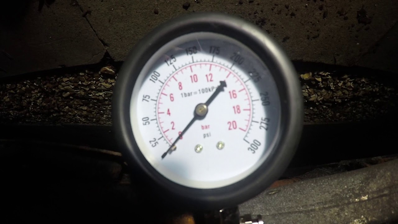 RX8 Front rotor 1 compression test RX8 180 rpm - YouTube