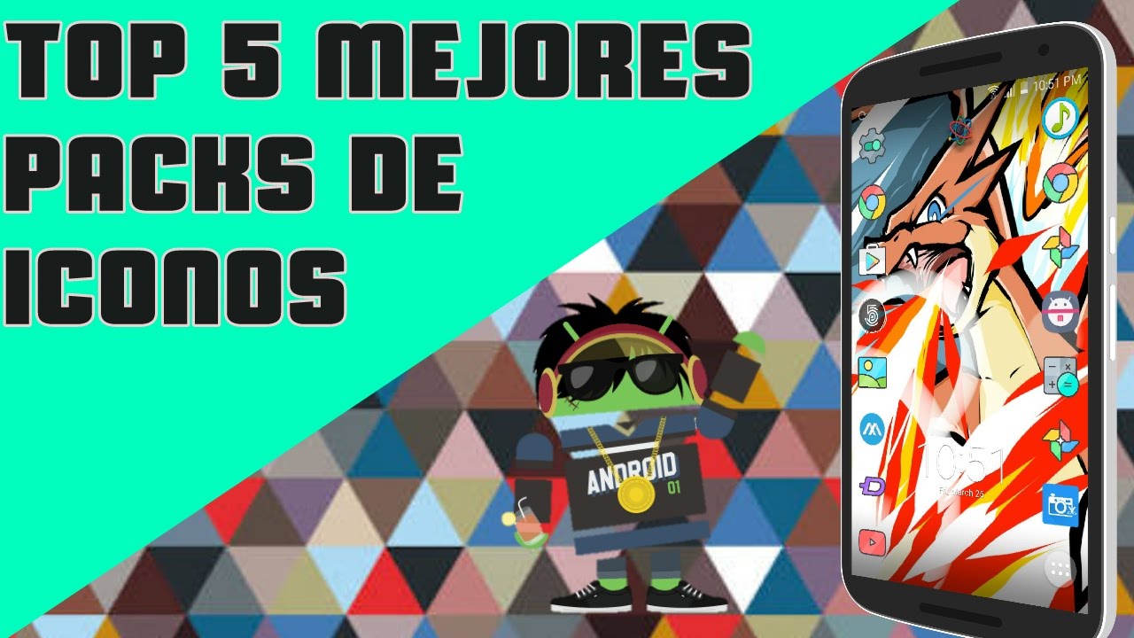 TOP 5 MEJORES PACKS DE ICONOS - YouTube