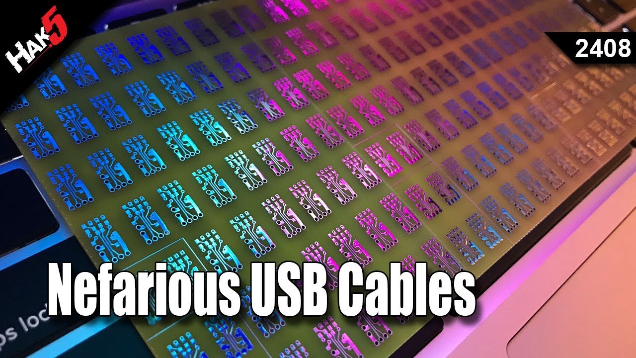 Nefarious USB Cables - Hak5 2408 - YouTube