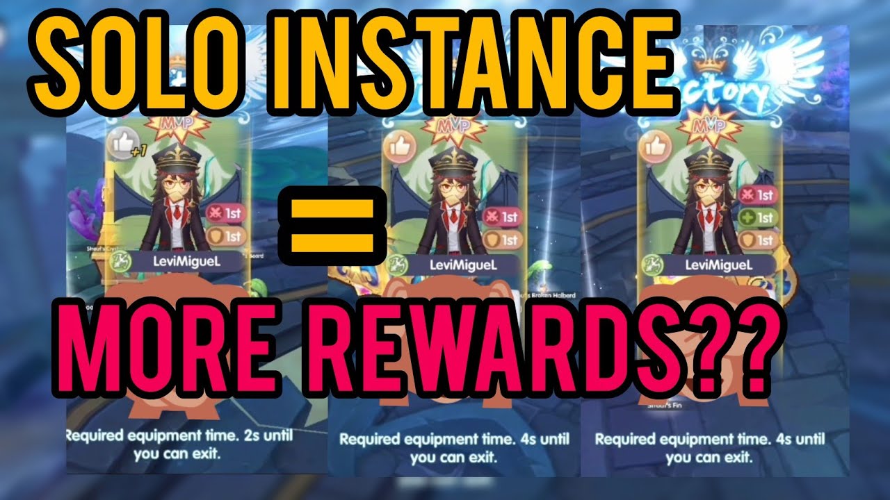 SOLO INSTANCE = MORE REWARDS??? | RAGNAROK X:NEXT GENERATION - YouTube