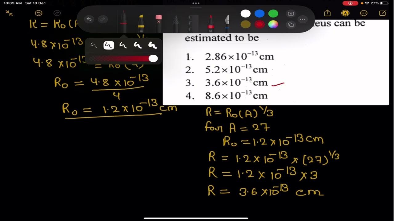Nuclear Physics Problem CSIR-NET AND GATE - YouTube
