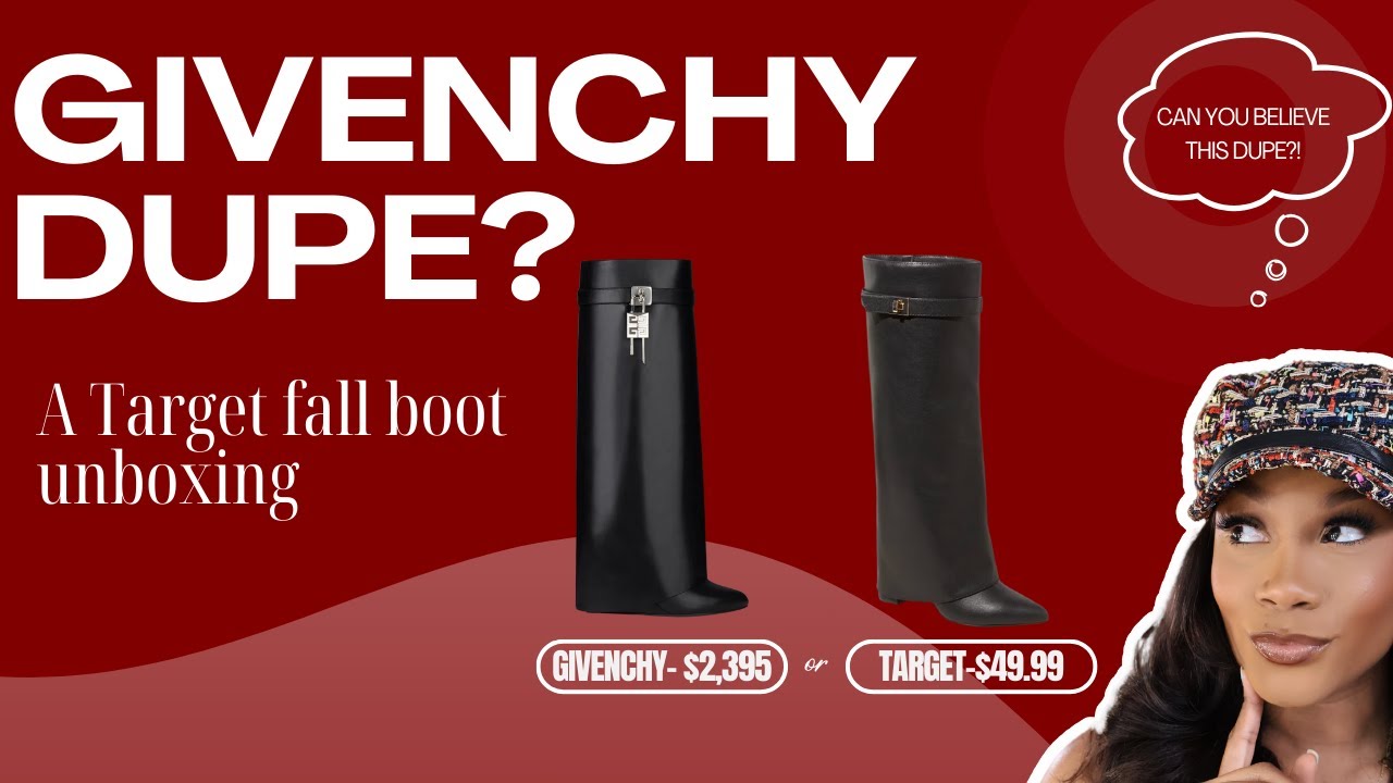Unbox With Me : Target's New Fall Boot is a Givenchy Shark Boot Dupe ...