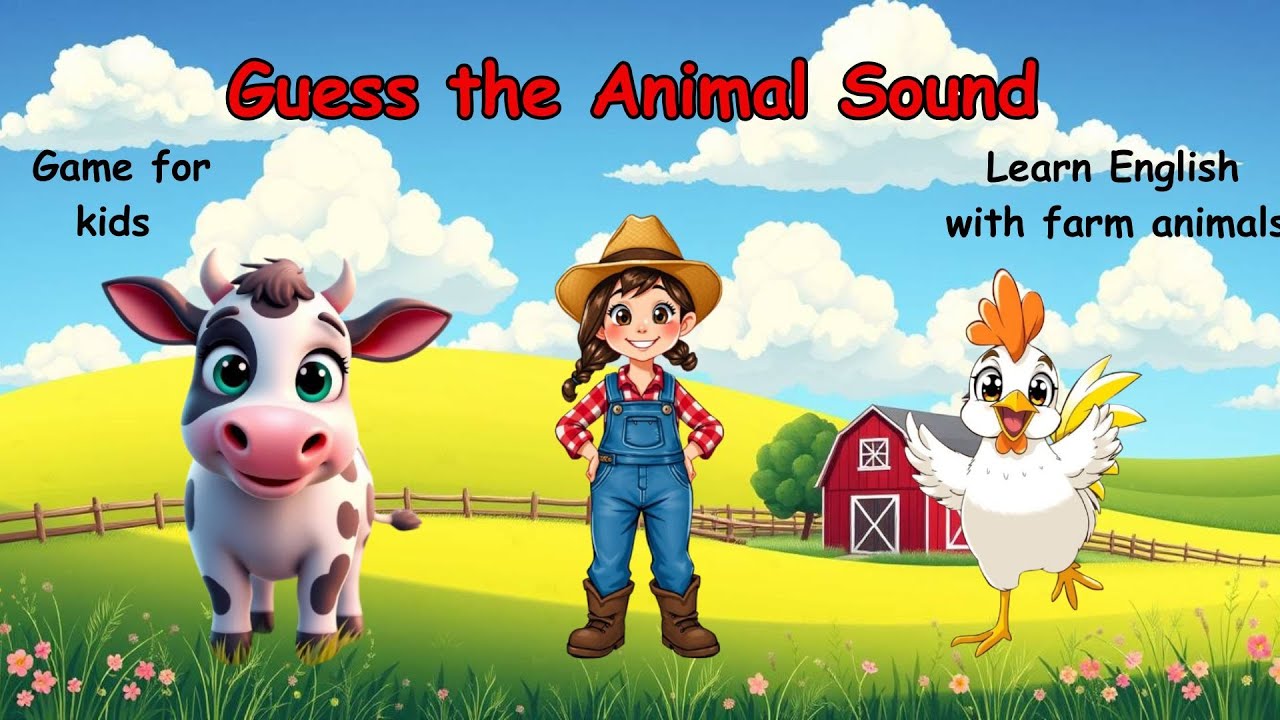 Guess the Farm Animal Sound! 🐄🐓🐑 Learn Farm Animals for Kids | Animal ...