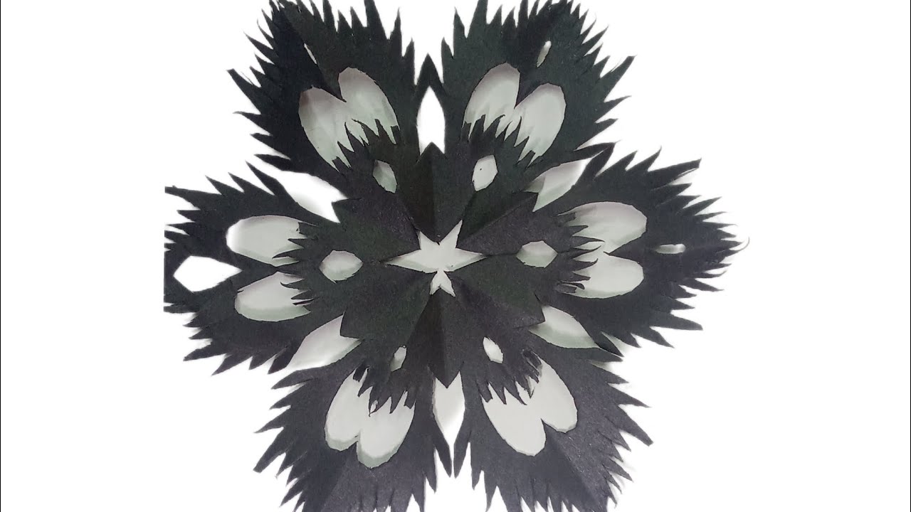 How To Make A Snowflake Youtube