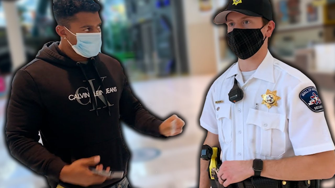 Mall Security Escorted Us Out After This Prank... - YouTube