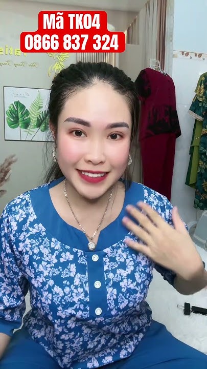 Đồ bộ tay lỡ mã TK04 có 4 màu giá 195k - YouTube