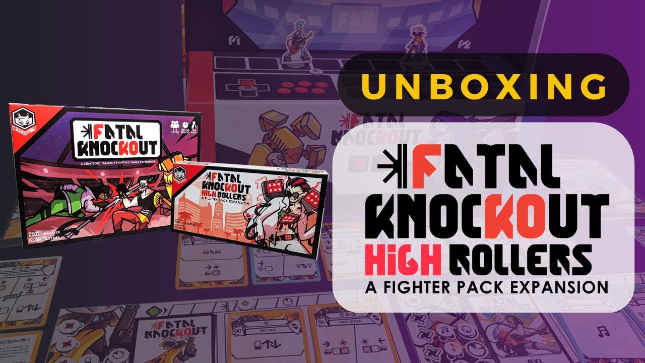 Fatal Knockout High Rollers Expansion (Preview) Unboxing | DaniCha ...