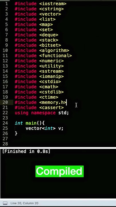 The hidden secrets of the C++ Programming header file #shorts - YouTube