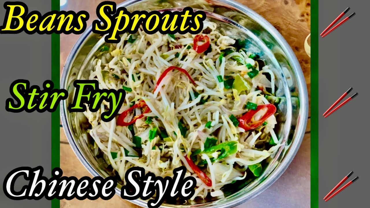 Easy Beans Sprouts Stir Fry (Chinese Style ) Quick Stir Fry / Easy ...