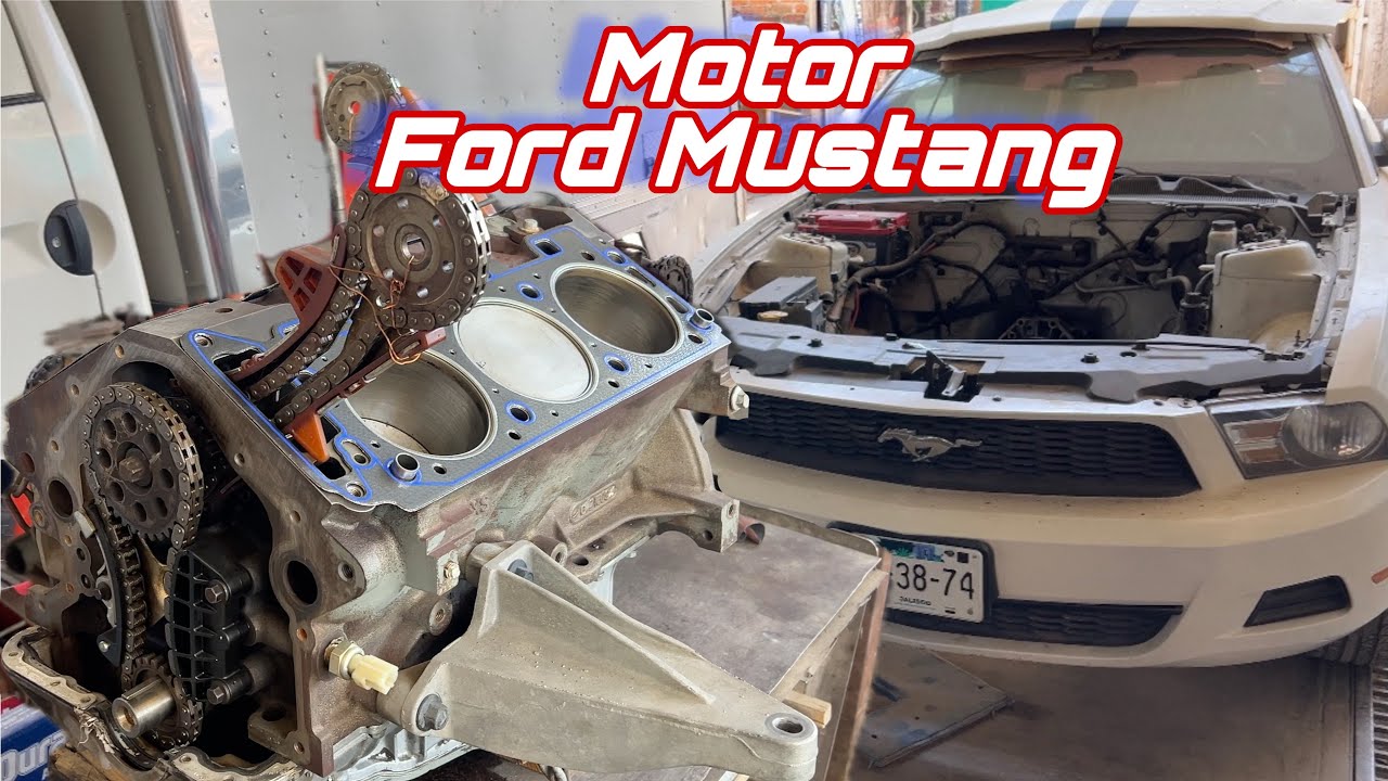 REPARACIÓN COMPLETA: Motor de Ford Mustang 2010. - YouTube