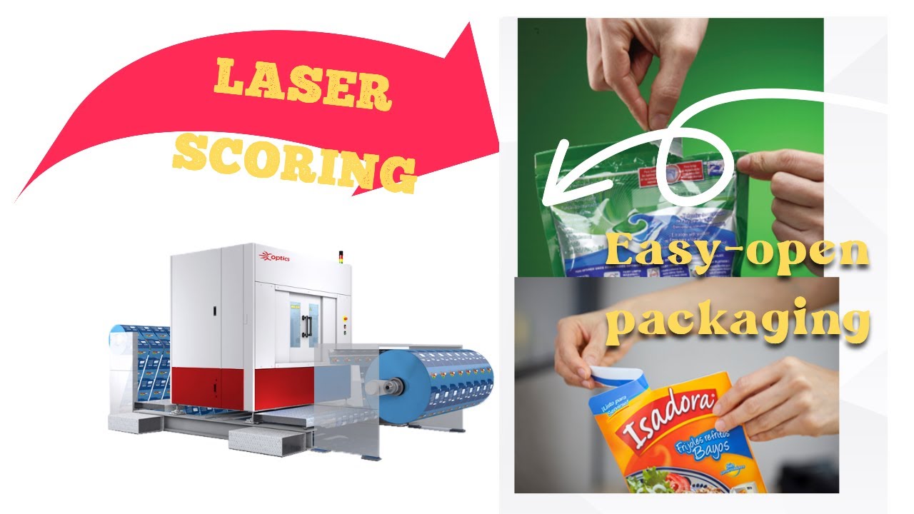 Cross Web Laser Scoring for Flexible Packaging Films, laser scribing machine, easy open ...