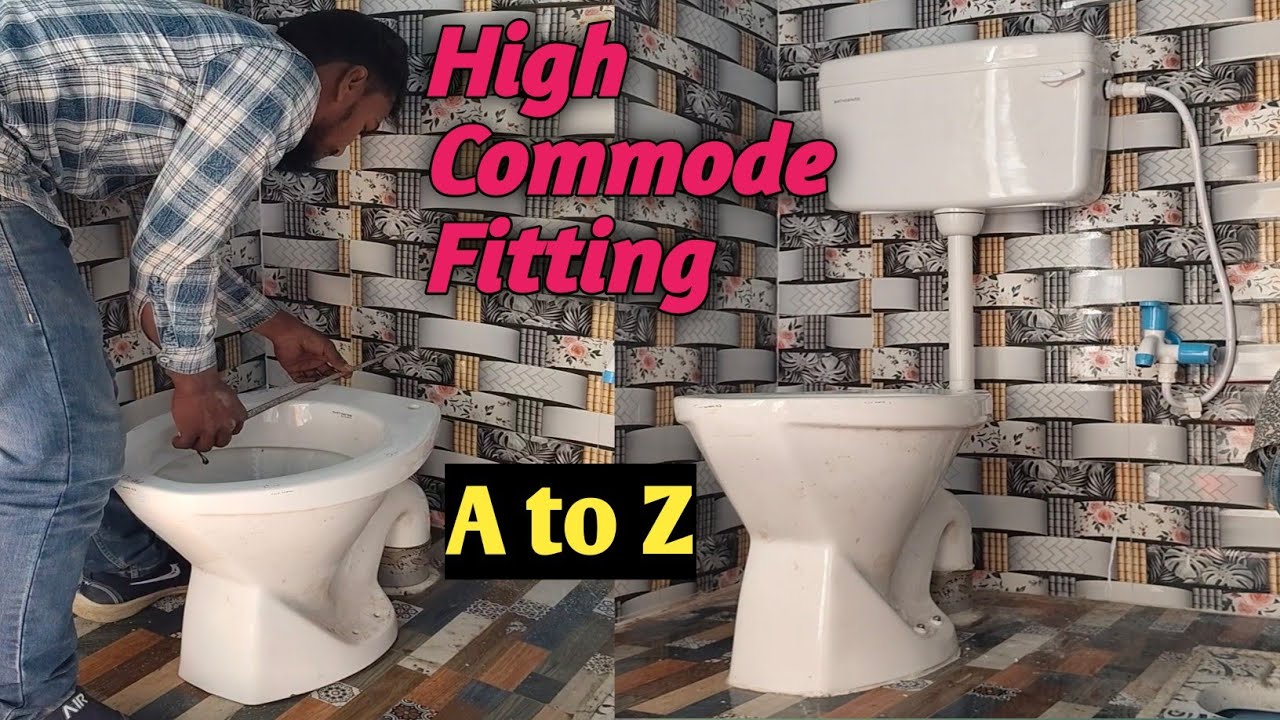 How To Install Wester Toilet | English Toilet Installation | High ...