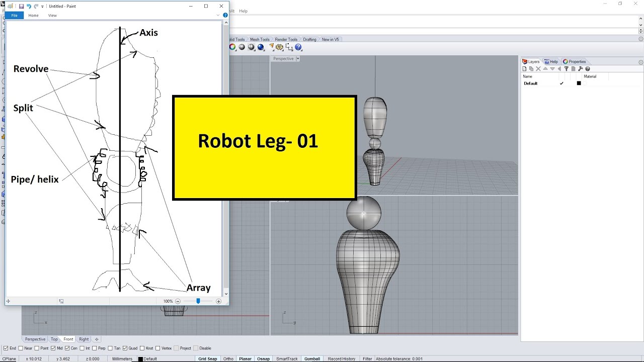 Robot Leg 01 - YouTube