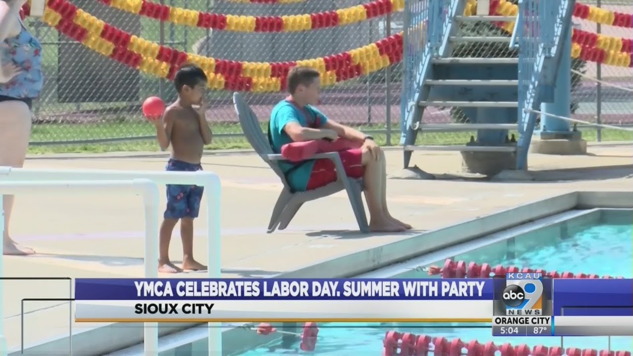YMCA celebrates Labor Day with party - YouTube
