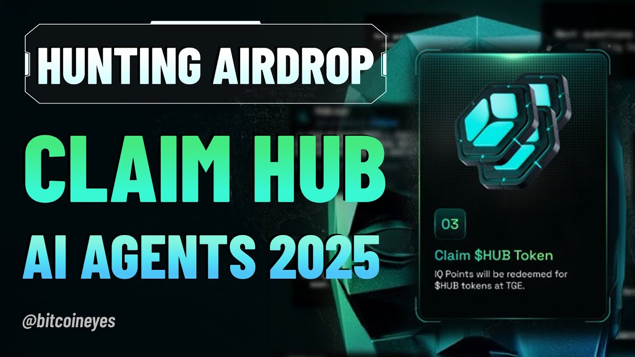 Hunting Airdrop Hub Ai - Airdrop Free 2025 - Bitcoineyes - YouTube