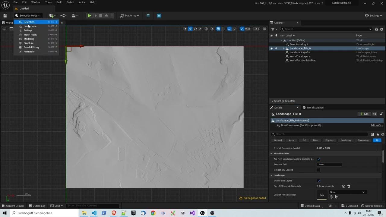 UE5 - Enable Edit Layers and reserve Layer for Landscape Splines - YouTube
