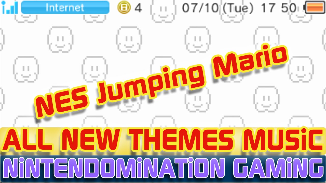 ALL 3DS THEMES MUSiC - *NES Jumping Mario* - YouTube
