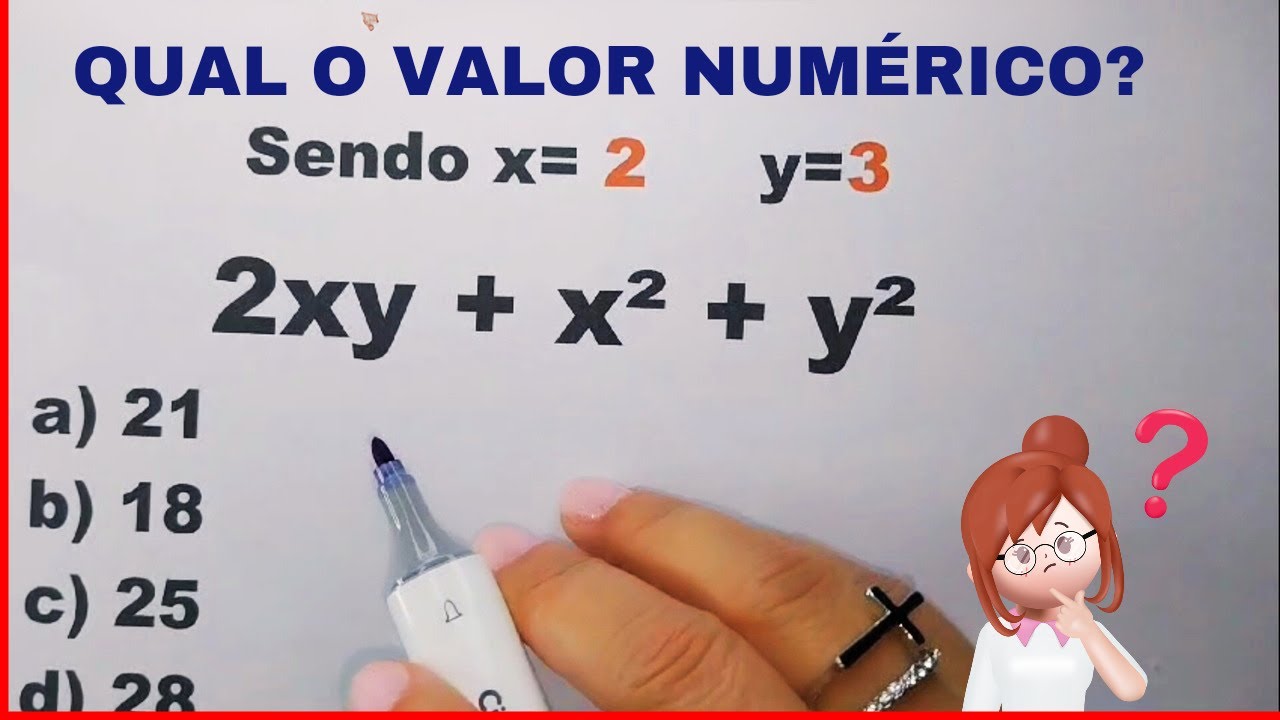 🔴expressÃo AlgÉbrica Valor NÚmerico De Um Jeito FÁcil MatemÁtica