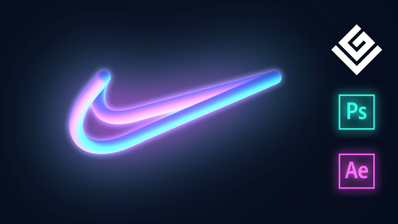 After Effects + Photoshop Tutorial | Colourful 3D Logo Reveal - YouTube