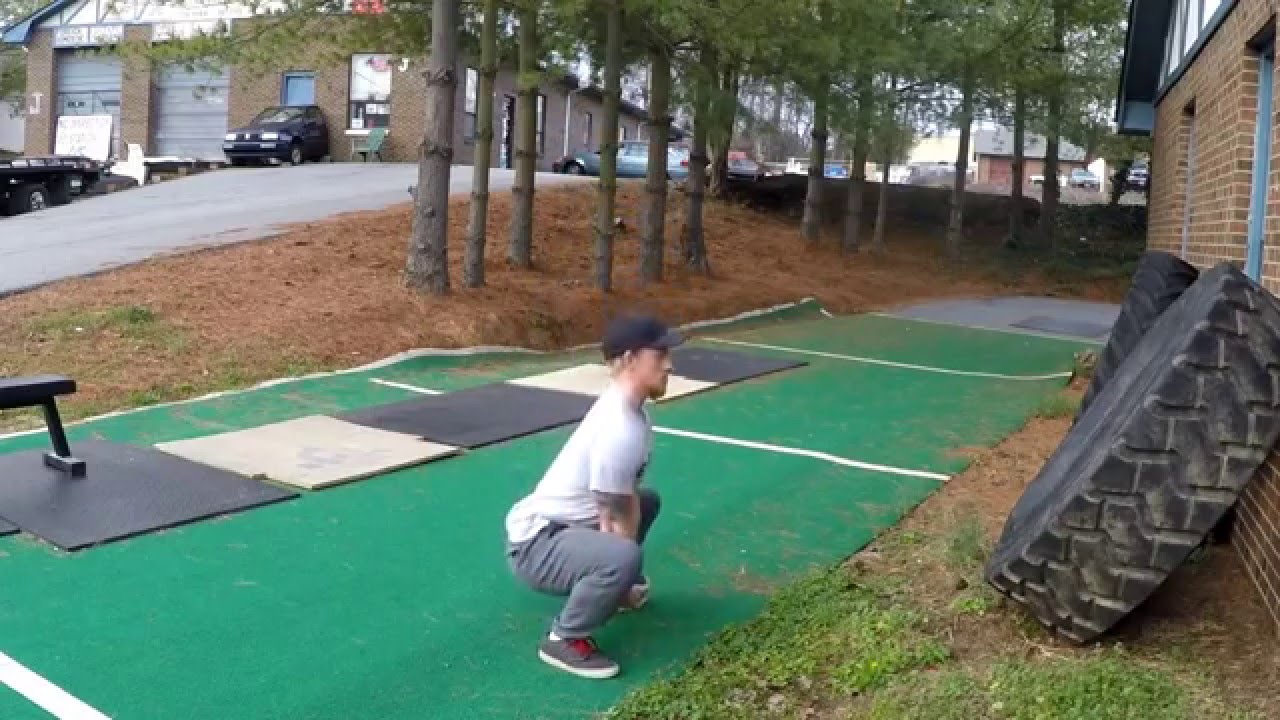 Exercise Library 2: KB Potato Squats, KB Swinging Rows - YouTube