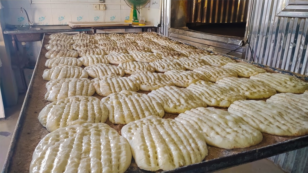 Traditional Bread of Asia| Cooking Bread| Baking Barbari Bread - YouTube