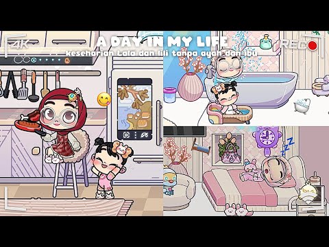 (AVATAR WORLD) A DAY IN MY LIFE KESEHARIAN LALA DAN LILI TANPA AYAH DAN IBU
