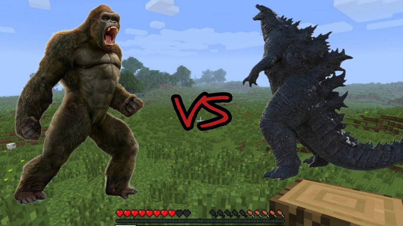 Godzilla VS Kong In Minecraft | Minecraft| - YouTube