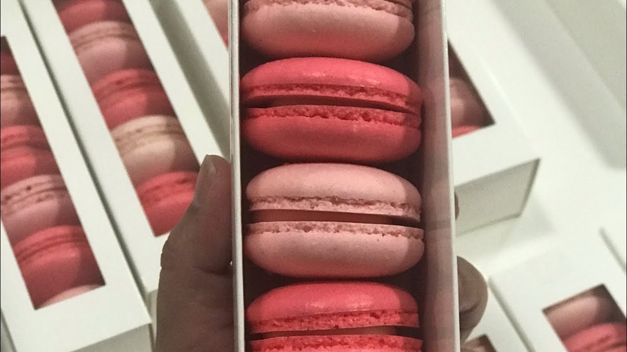 How to fold a macaron box with easy steps - YouTube