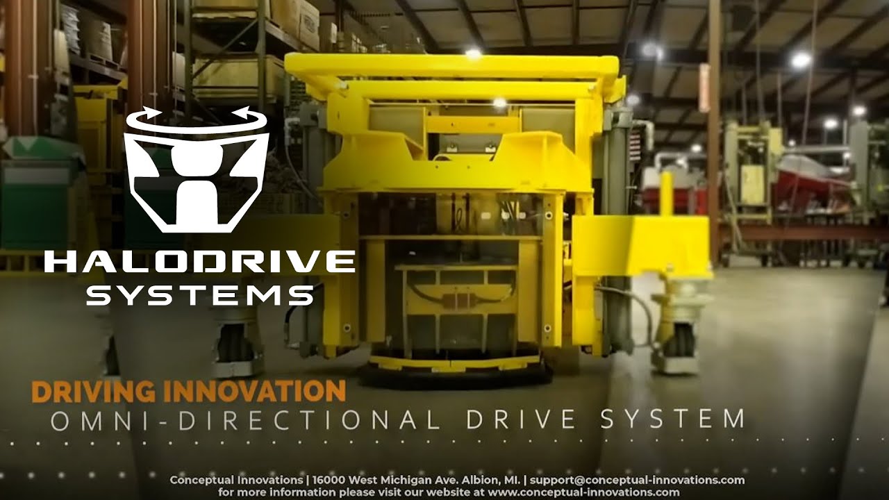 HaloDrive™, The Omni-Directional Motorized Wheel Drive System - YouTube