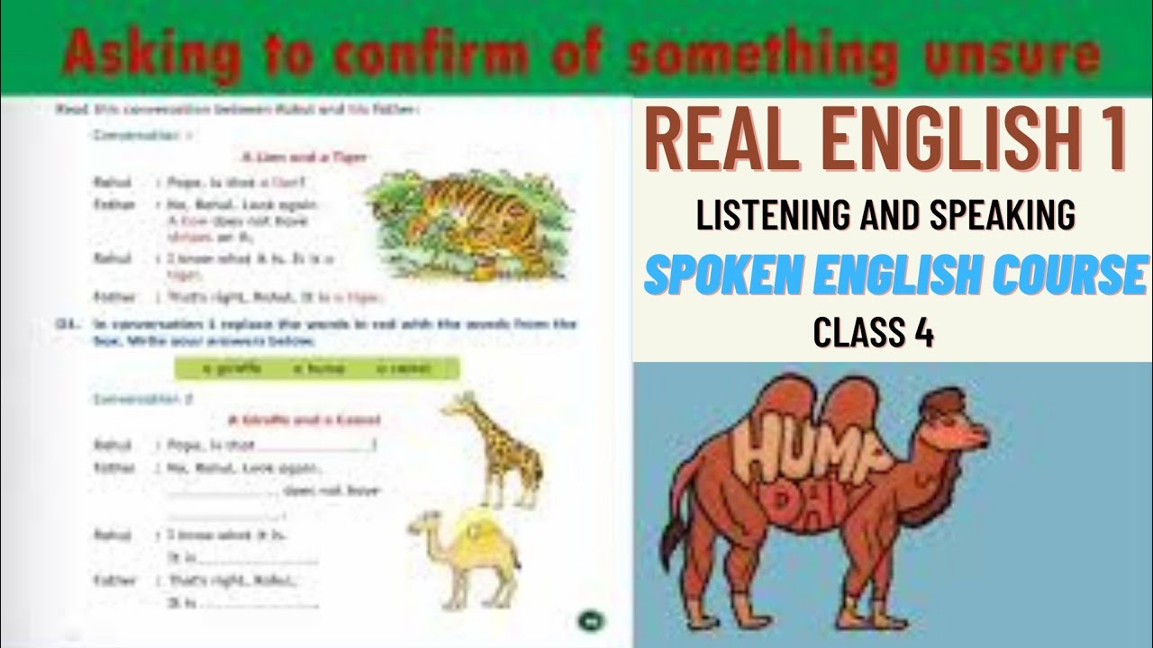 Conversation in a Zoo | Class 4 #spokenenglish - YouTube