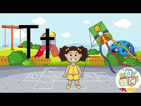 Letter T: Learning Capital T and Lower Case t - YouTube