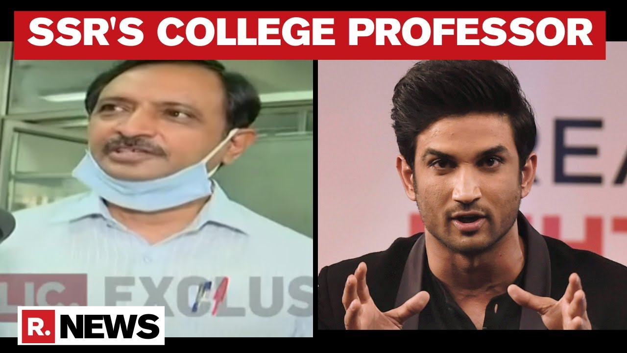 Sushant’s DTU Professor Says ‘He Was A Sincere And Focused Student ...