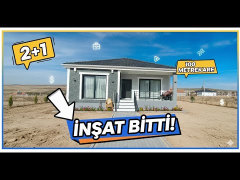 100 m² 2+1 Betonarme Ev Tanıtımı | Modern Dış Cephe ve İç Mekân Detayları