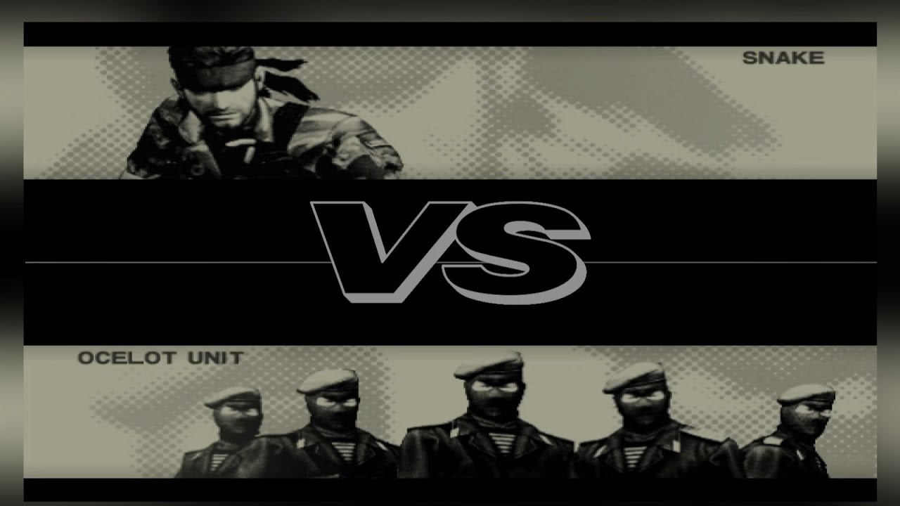Snake Vs Ocelot Unit | Metal Gear Solid 3 : Persistence Gameplay - YouTube