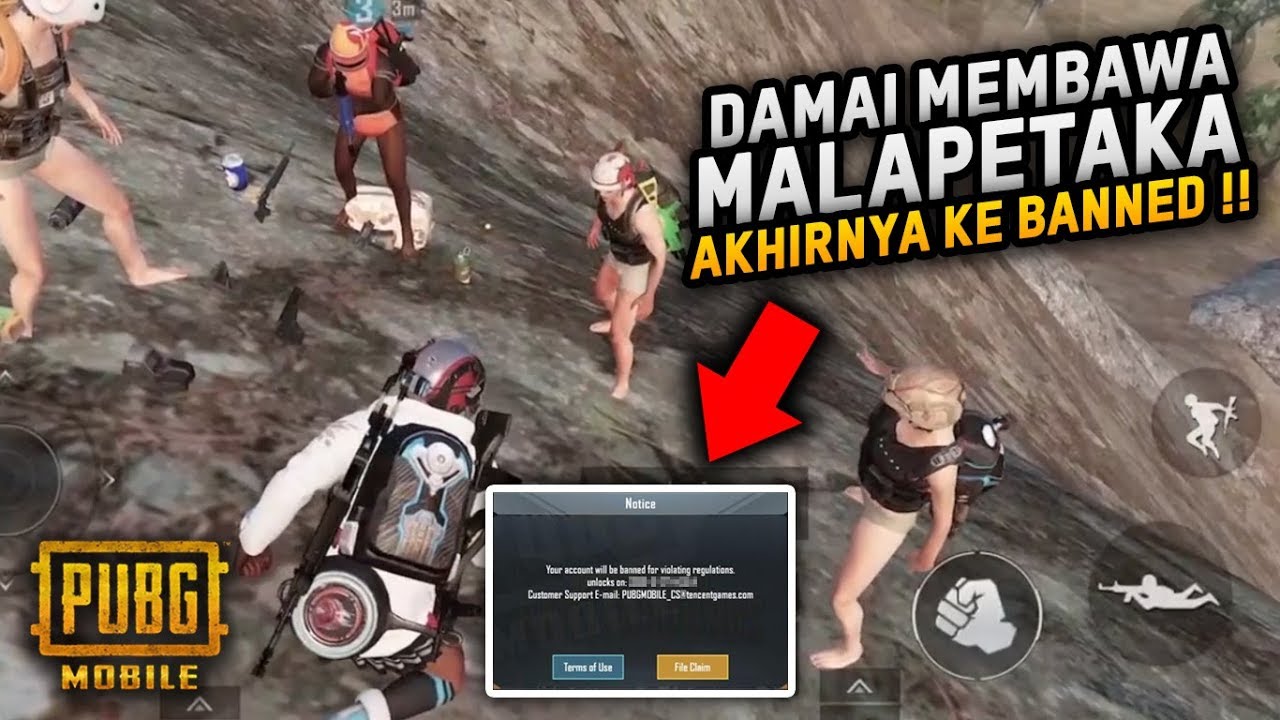 DILEMA ANTARA TAKUT KE BANNED DAN TEMEN TEMEN AJAK DAMAI - PUBG MOBILE - YouTube